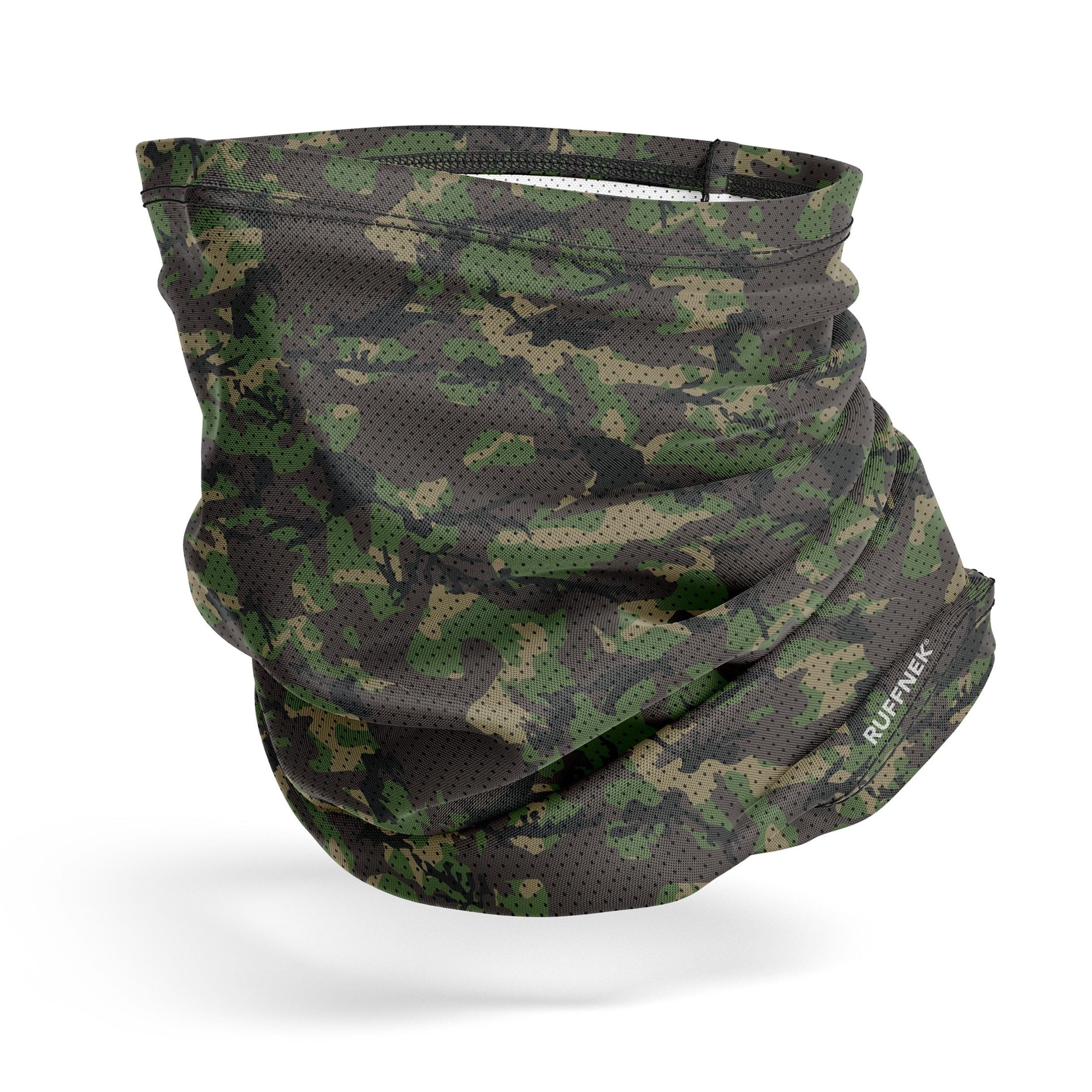 AirMesh Woodland Camo Snood Tube Scarf - Tactical Neck Gaiter – RUFFNEK ...