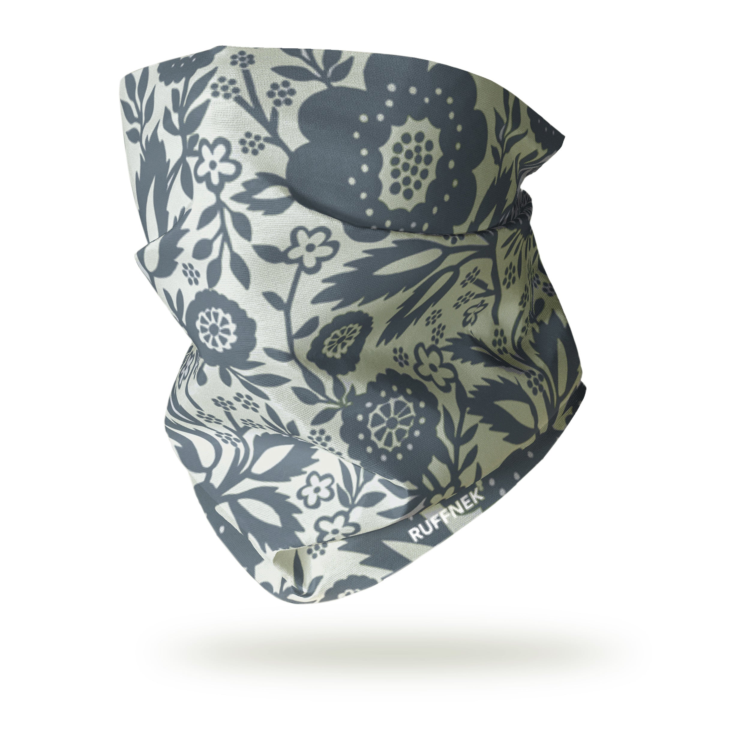 Flower Print Snood Tube Scarf | Ruffnek – RUFFNEK® Ltd